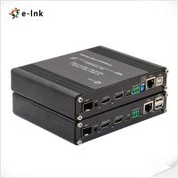 China HDMI Fiber Extender 4K 60Hz KVM RS232 TCP IP HDCP 2.2 for sale
