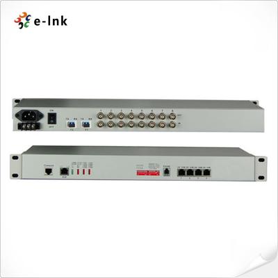 China PDH Fiber Multiplexer 8E1 4FE 1+1 Protection 120km VLAN for sale