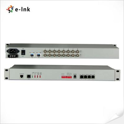 China PDH Fiber Multiplexer 8E1 4GE 1+1 Protection 120km Gigabit for sale