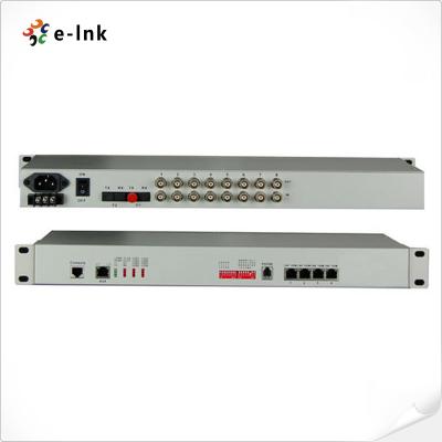 China PDH Fiber Multiplexer 8E1 Dual Optical Port 120km G.703 for sale