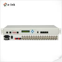 China PDH Multiplexer 16E1 4GE SNMP LCD 1+1 Protection 100km for sale