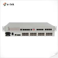 China 32E1 4GE PDH Fiber Optic Multiplexer with 1+1 Protection G703 E1 Gigabit Ethernet VLAN SNMP for sale