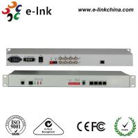 China 4E1 PDH Optical Multiplexer with 1FE Ethernet EOW Phone Console NMS 120km Transmission for sale