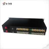 China 4 Channel 3G-SDI Fiber Optic Converter Bidirectional Video Transmission 120km for sale