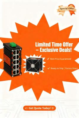 China Mini Industrial 8-Port 10/100/1000T 802.3at PoE + 2-Port 10/100/1000T Compact Ethernet Switch for sale