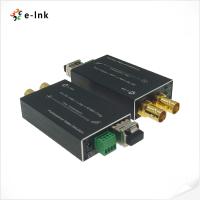 China Mini 12G-SDI Fiber Converter with Tally RS485 80km 4K Transmission for sale