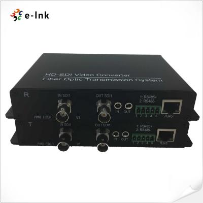 China SDI Fiber Converter with RS485 RS422 RS232 Ethernet CWDM 3.2Gbps for sale