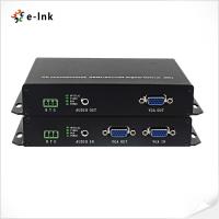 China USB VGA KVM Fiber Optic Extender 10km 1080P RS232 Audio Transmission for sale