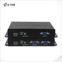 China VGA Fiber Optic Extender 1080P KVM RS232 Audio 10km Transmission for sale