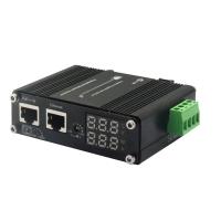China Industrial Gigabit 802.3bt PoE++ Splitter with LED Display and Adjustable Output Voltage 5V to 36V DC for sale