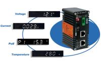 China AI Smart Managed 30W IEEE 802.3af/at Industrial PoE+ Injector with 9-54V Wide Voltage Booster for sale