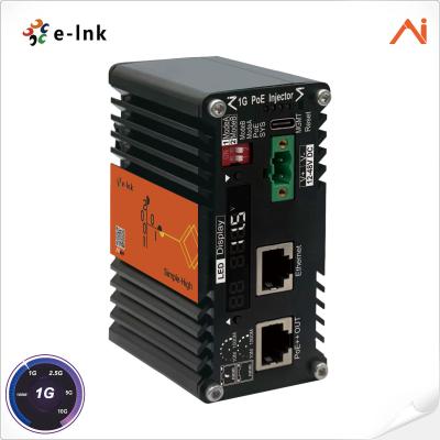 China AI Smart Managed 90W PoE++ Injector with 9-54V DC Input for Industrial Applications for sale