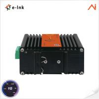 China 4-Port 10/100/1000Base-T IEEE802.3at PoE+ 30W to 1-Port 100/1000BASE-X 
Mini Industrial AI Smart Managed PoE+ Ethernet Switch with Voltage Booster for sale