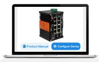 China AI Smart Managed 8-Port 90W High-Power PoE++ Industrial Switch with Triple Terminal Real-Time Monitoring and Solar Voltage Booster 9-54VDC for sale