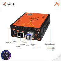 China AI Smart Managed 10G/5G/2.5G/1G/100M RJ45 to 10G SFP+ Fiber Media Converter for sale