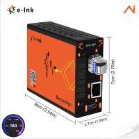 China AI Smart Managed 10G/5G/2.5G/1G/100M RJ45 to 10G SFP+ Fiber Media Converter for sale