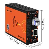 China APP and Web Managed 10/100/1000Mbps Gigabit Fiber Media Converter for Networking for sale