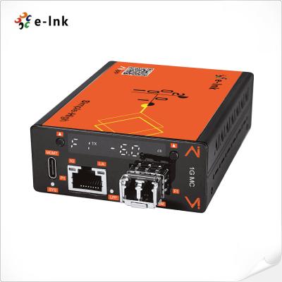 China APP and Web Managed 10/100/1000Mbps Gigabit Fiber Media Converter for Networking for sale