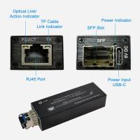 China E-link Mini 10/100/1000BASE-T to 100/1000BASE-X SFP Media Converter for sale