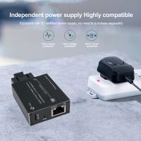 China E-link 10/100/1000Base-Tx to 100/1000Base-Fx Ethernet SC Media Converter for IP Camera for sale