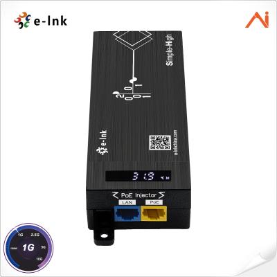 China E-link LNK-AIPSE301M60 IEEE 802.3bt PoE++ 60W AI Smart LED Screen Display Gigabit Ethernet Injector for sale