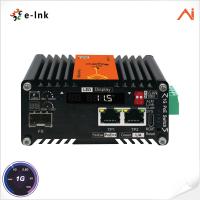 China 2-Port 10/100/1000Base-T IEEE802.3bt PoE++ 90W to 1-Port 100/1000BASE-X 
Mini Industrial AI Smart Managed PoE++ Fiber Media Converter with Voltage Booster for sale