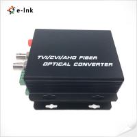 China 2Ch HD-AHD CVI TVI CVBS Video Fiber Converter Single Mode FC 20KM 720P 960P for sale