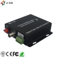 China 4-In-1 Fiber Optic Cable Video Fiber Converter Transmitter for CCTV for sale