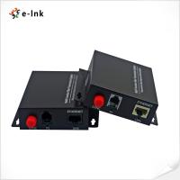 China Analog Phone Fiber Optic Cable To Rj11 Converter 1Ch Single Mode for sale