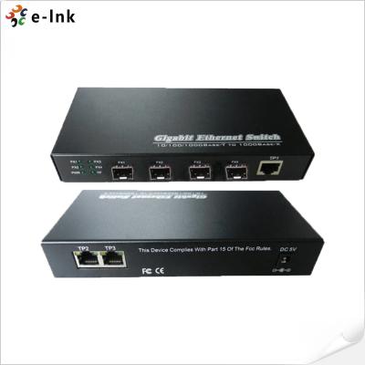 China Enterprise 3-Port 10/100/1000BASE-T + 4-Port 1000BASE SFP Ethernet Switch for sale