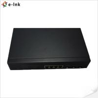 China 10/100/1000M Fiber Media Converter Ethernet Switch 4-TX + 3-FX SFP Port for sale