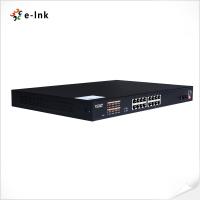 China Ethernet 16 Port 12V DC Poe Switch 10/100/1000M Gigabit + 2 X 100/1000M SFP Ports for sale