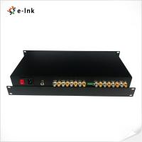 China 8 Channel 1080P 3G-SDI Video over Fiber Converter 1U Size for sale