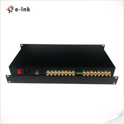 China 8 Channel 1080P 3G-SDI Video over Fiber Converter 1U Size for sale