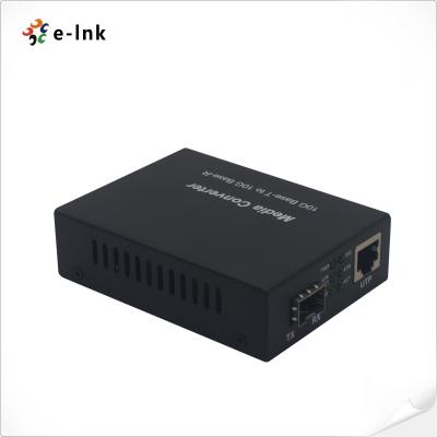China Fiber Media Converter 10G Base-T To 10G Base-R SFP Port Ethernet Media Converter for sale