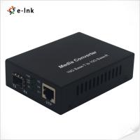 China Fiber Media Converter 12VDC 5W 10G Base-T to 10G Base-R Support Jumbo Frame for sale