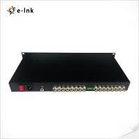 China 8 Channel 3G SDI To Fiber Converter Loop Out 20KM Fiber Optic Converter for sale