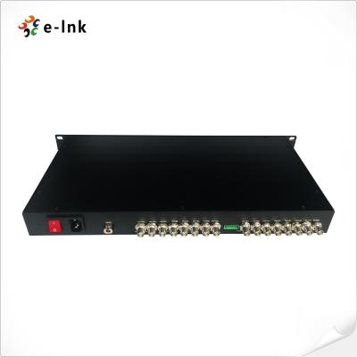 China 8 Channel 3G SDI To Fiber Converter Loop Out 20KM Fiber Optic Converter for sale