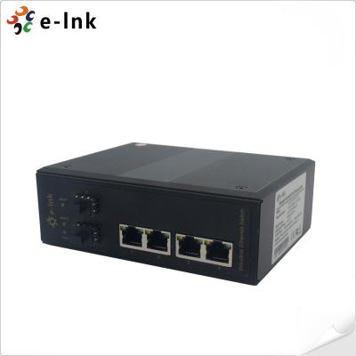 China 4-Port 1000BASE-T + 2-Port 1000BASE-X SFP Managed Industrial Ethernet Switch for sale