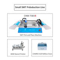 China CHMT36VB Benchtop SMT Pick and Place Machine 58 Feeders Dual Sided 2800cph 0402 for sale