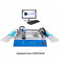 China Double Sided SMT Assembly CHMT36VB Desktop Pick and Place Machine 58 Feeders 4000cph for sale