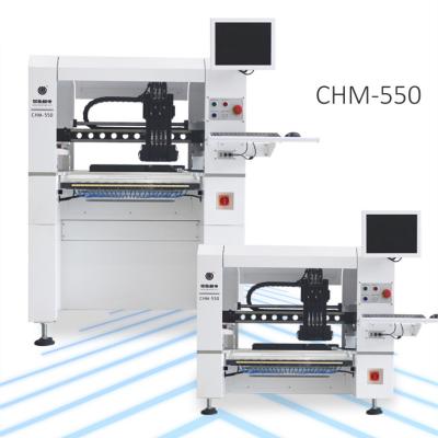 China Charmhigh CHM-550 4 Head SMT Pick and Place Machine 6000cph 50 Feeders for sale