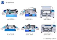 China Charmhigh Desktop SMT Pick and Place Machine - 6 Models with 22×22mm Component Size & Dual Vision System for sale
