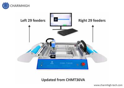 China CHM-T36VB Dual Side 58 Feeders PC Control Desktop SMT Pick and Place Machine 4000cph for sale