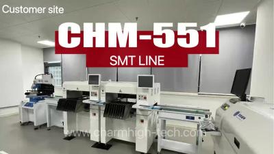China Small Medium SMT Assembly Line 3250 Stencil Printer CHM-551 Pick and Place 830 Reflow Oven 6m for sale
