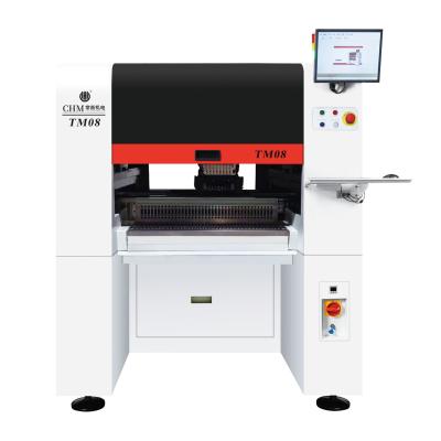 China Charmhigh TM08 SMT Pick and Place Machine 8 Heads 80 Feeders 35000 CPH High Precision for sale
