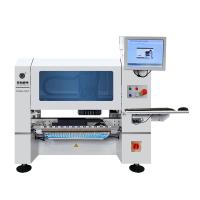 China Charmhigh CHM-551 4 Heads Desktop SMT Pick Place Machine 50 Feeders 11500CPH for sale