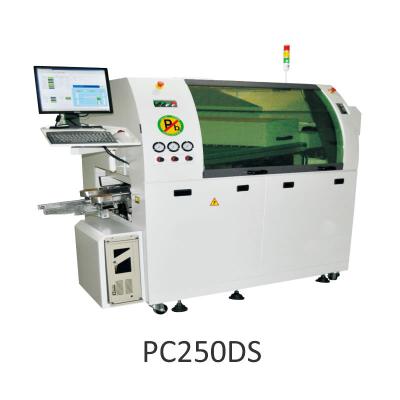 China PC Control Lead-free Wave Soldering Machine PC250DS/300DS/350DS with 180-380kg Capacity for PCB DIP Production for sale