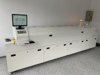 China PC8835 Automatic Rail Lead-free Reflow Oven 8 Temp Zones 350mm PCB Soldering Machine for sale