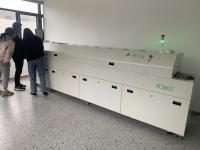 China PC8835 Automatic Rail Lead-free Reflow Oven 8 Temp Zones 350mm PCB Soldering Machine for sale